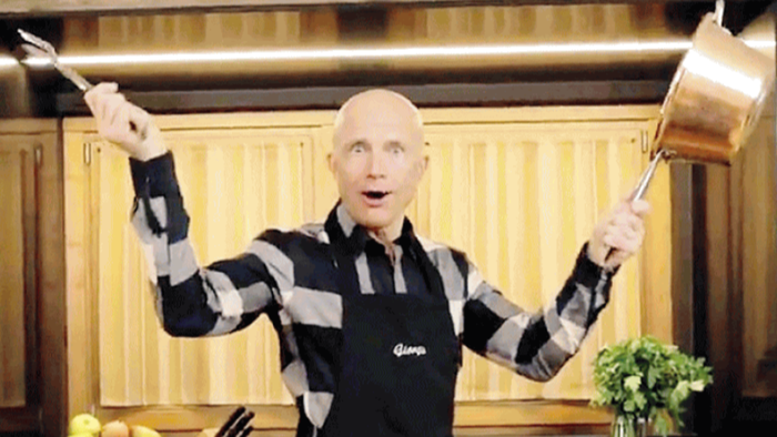 Mastrota in cucina, spot per Bormio - Cultura e Spettacoli